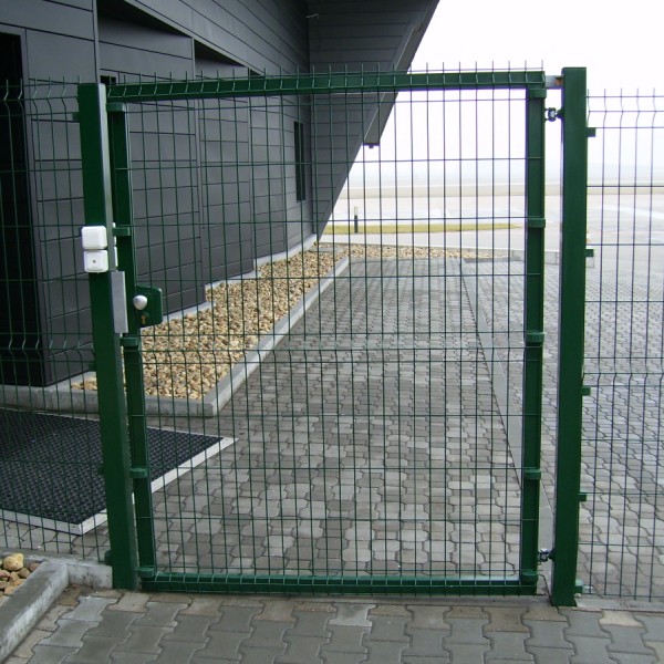 Jednokřídlá vchodová branka BRAVO 3D poplastovaná 1000/1530 mm zelená ...